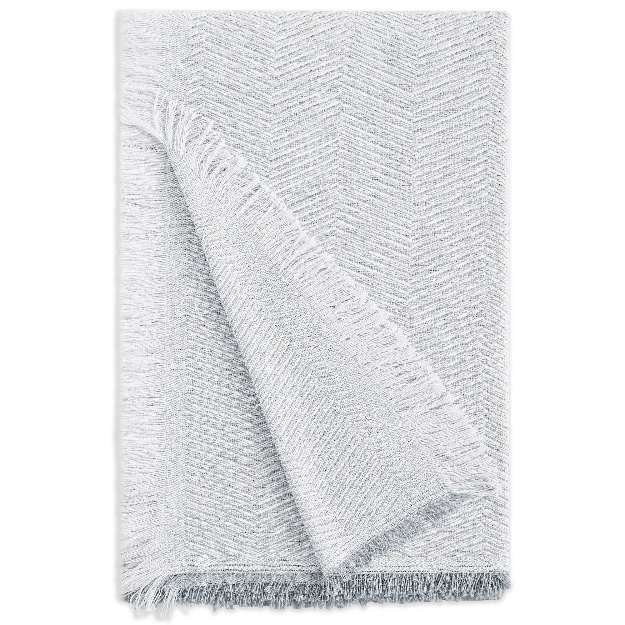 Vipalia Plaid Polyvalent Espiga Gris Clair 230x260 cm | Leroy Merlin