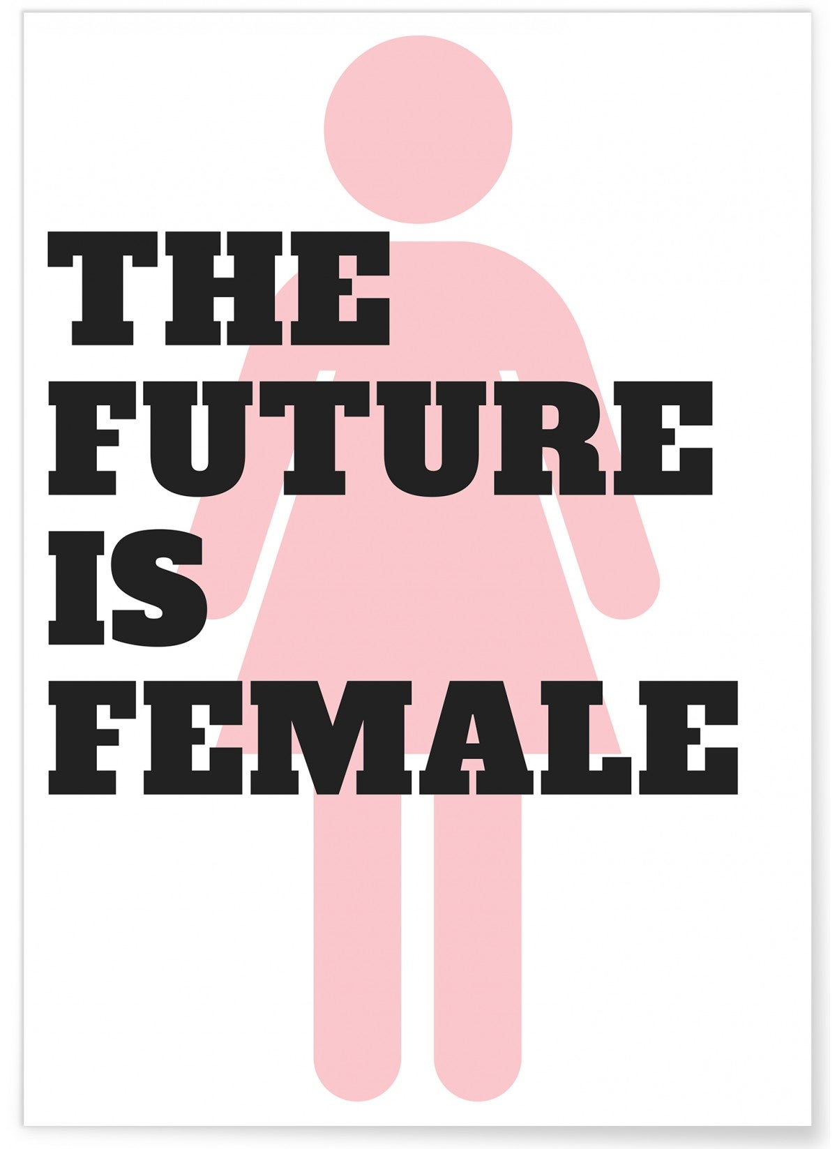 Affiche The future is Female - Format A3 - | Leroy Merlin