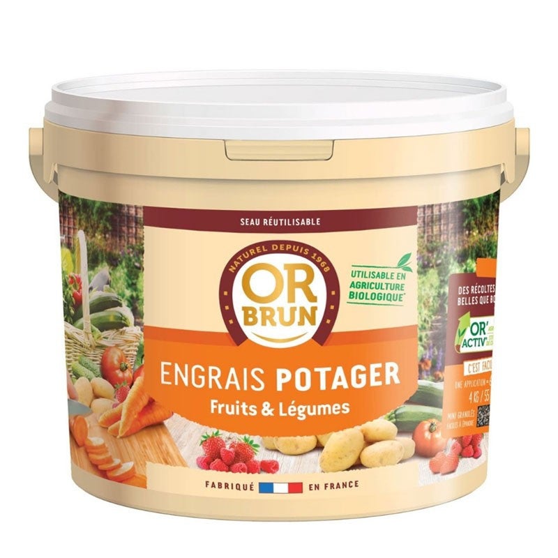 Engrais pour Potager 4Kg - Or Brun | Leroy Merlin