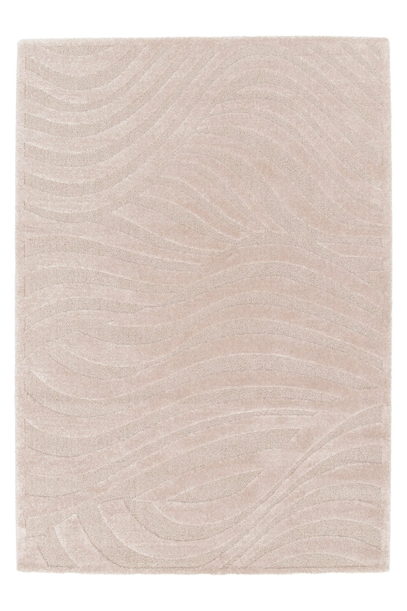Tapis avec effet relief très doux WAVE 120 cm x 170 cm | Leroy Merlin