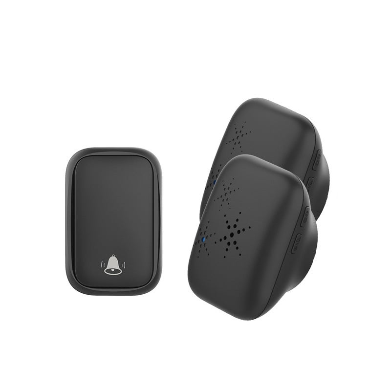 Timbre inalámbrico autoalimentado, no necesita pilas, alcance de 150 m ...