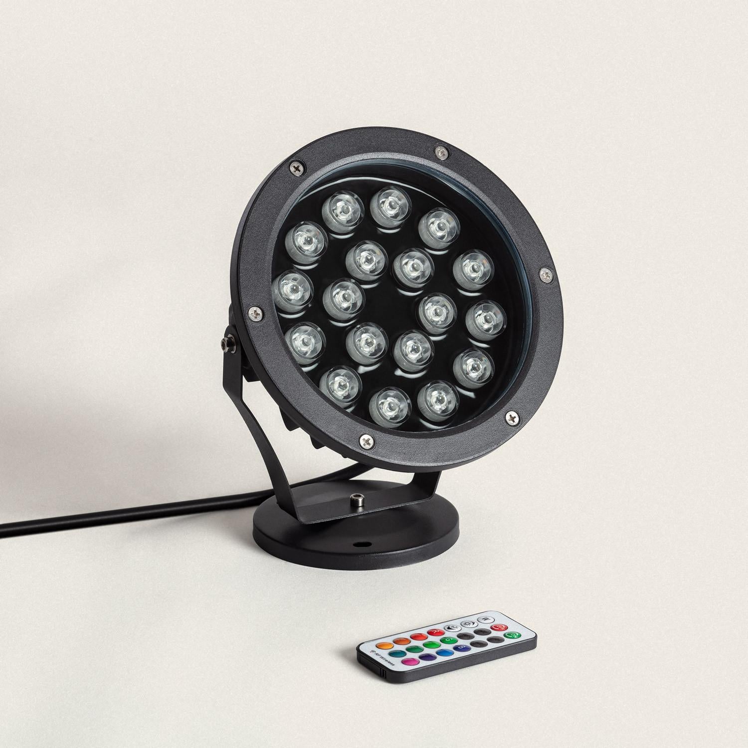 Spot Extérieur LED 18W RGB Colmar RGB | Leroy Merlin