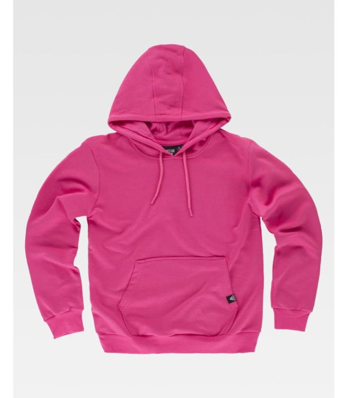 Sudadera básica con capucha y cordón ajustable. Cubrecosturas en el ...