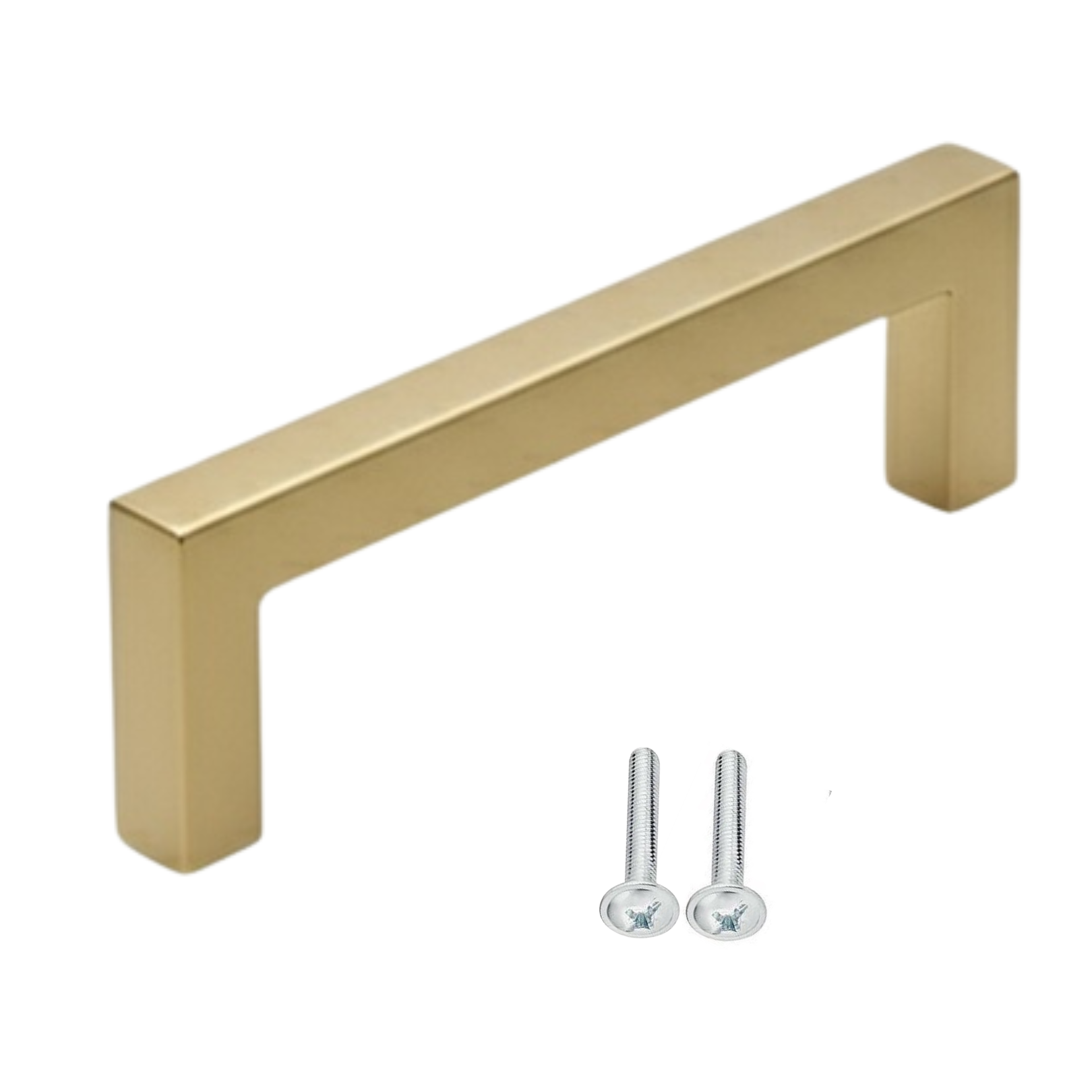 Poignée de meuble Dallas en acier inoxydable, entraxe 128 mm RVS Or ...