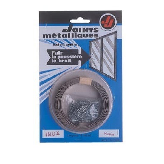 Joint de calfeutrage métallique inox JOURJON - larg.14 mm - Rouleau de ...