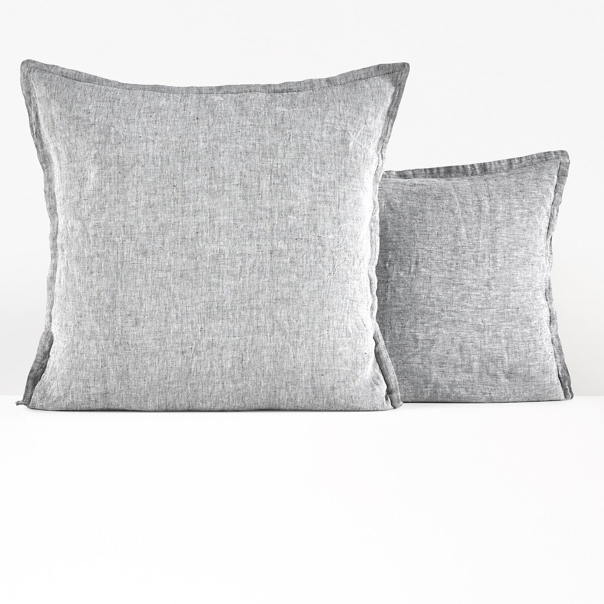 Taie d'oreiller enfant en lin lavé Linot - Gris chambray - 50 x 70 cm ...