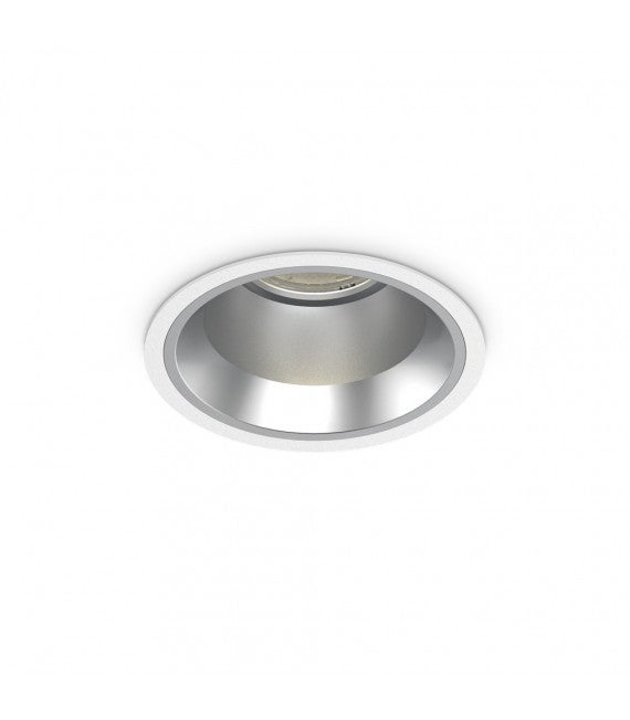Spot encastré Off Métal,aluminium blanc 1 ampoule 10cm | Leroy Merlin