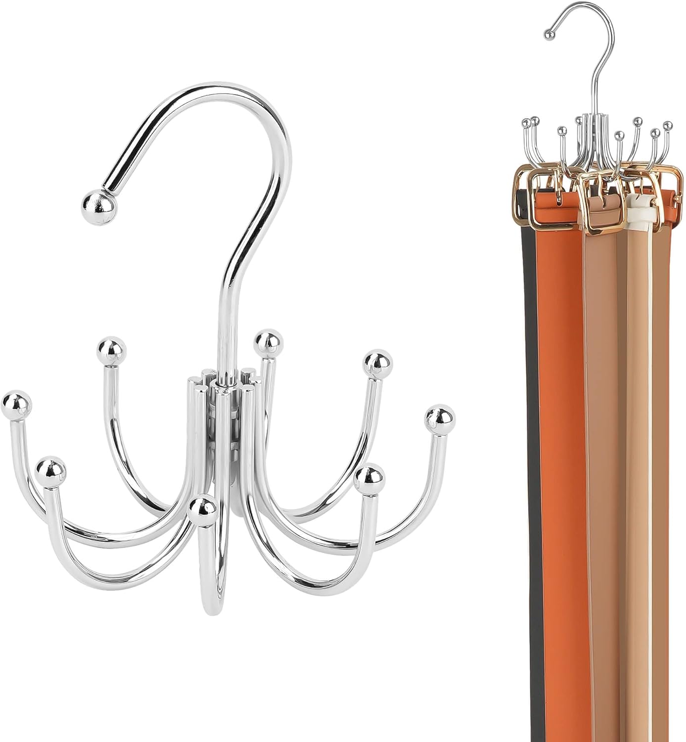 Porta cinturones, perchero, gancho para guardar accesorios de armario ...