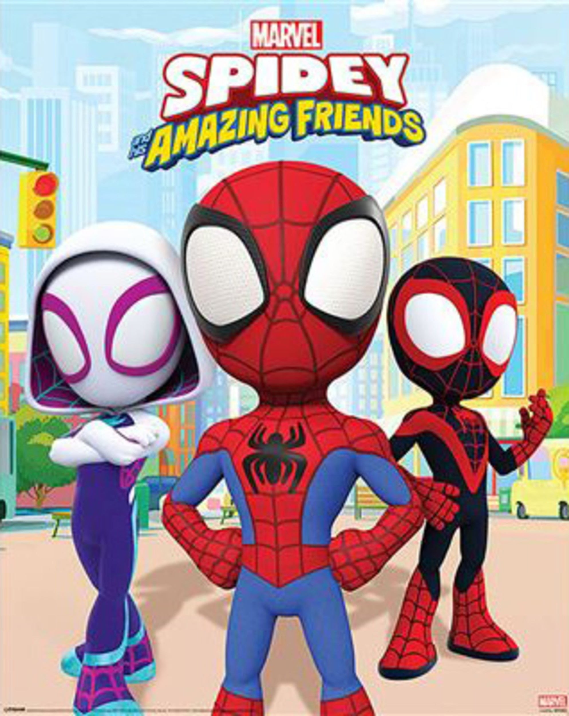 Poster Spidey and his Amazing Friends - Power of 3 40x50cm | Leroy Merlin