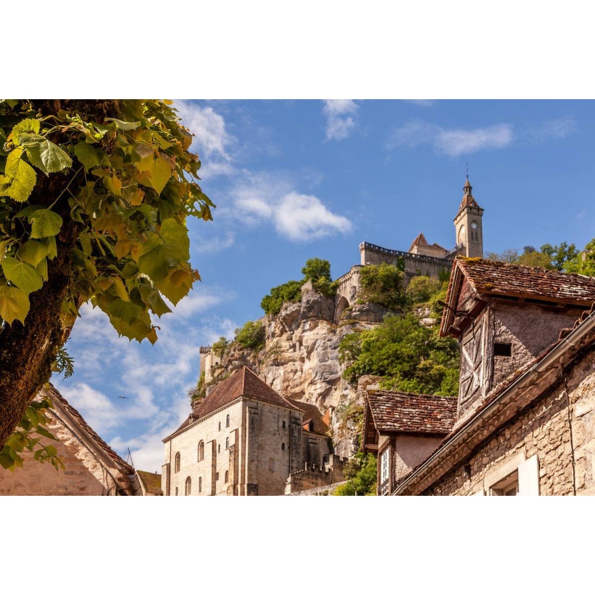 Tableau sur toile Rocamadour village 100x140 cm | Leroy Merlin