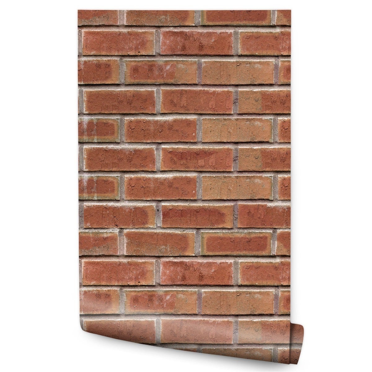 Papier Peint Pour la Chambre Intissé Brique Rouge Effet 3D | Leroy Merlin