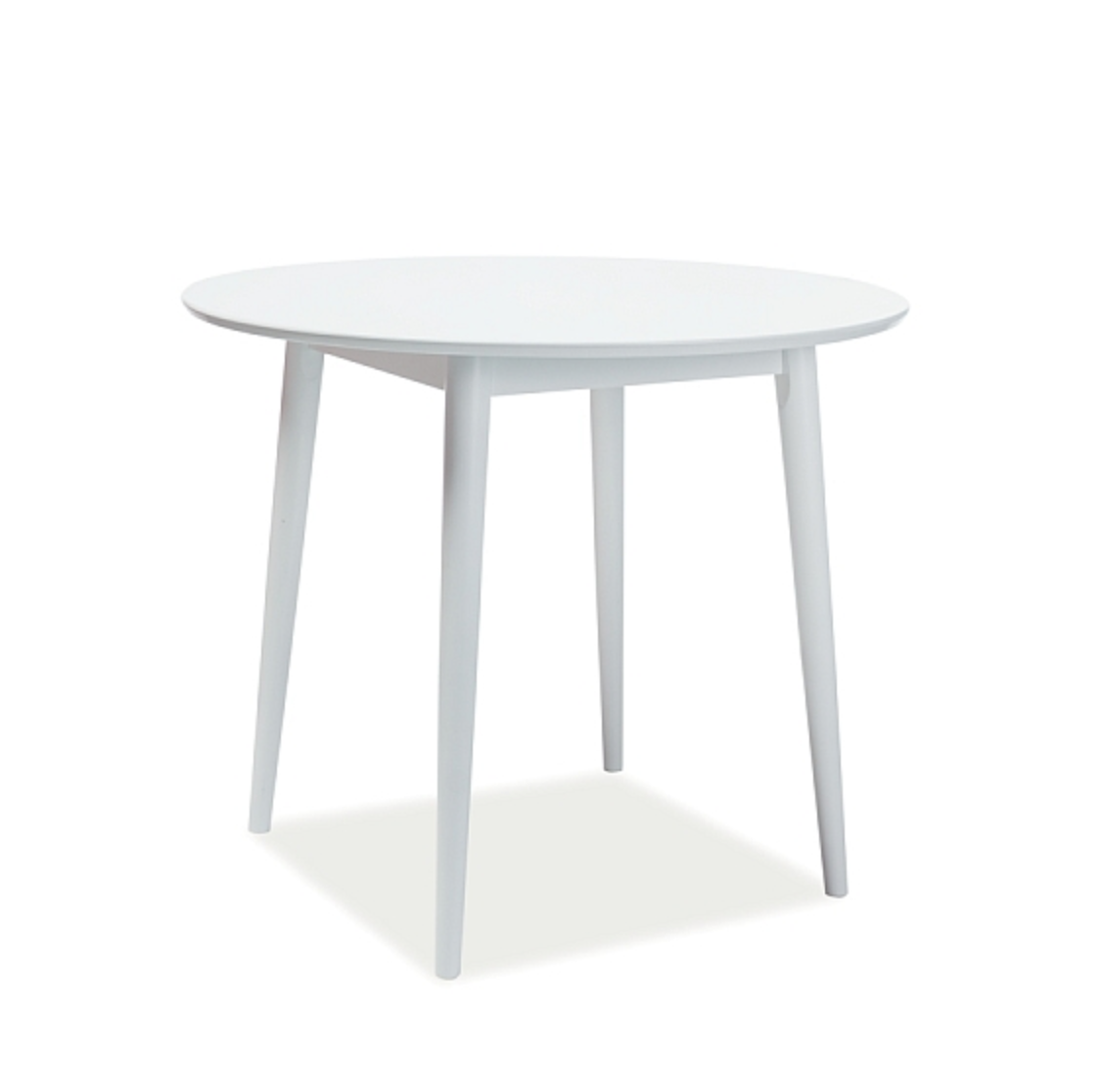Table à manger ronde blanche 90cm Tello | Leroy Merlin