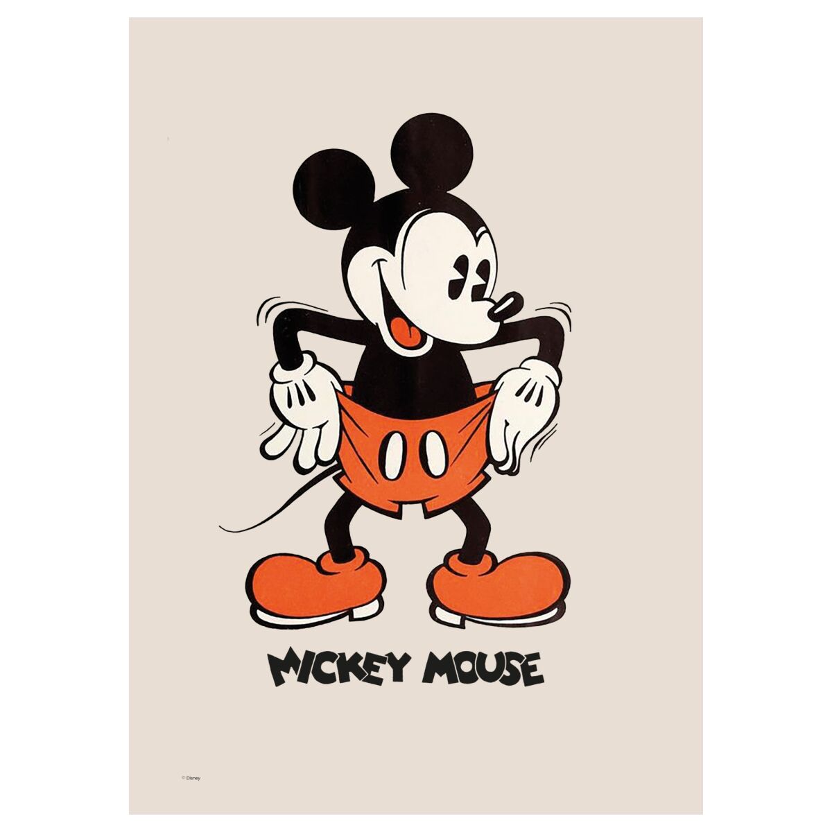 Póster - Disney - Mickey Mouse Vintage No. 02 70 x 100 cm | Leroy Merlin