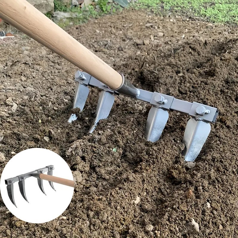 Quatre dents râteaux de jardin, cultivateur,outil de jardin,Râteau de ...