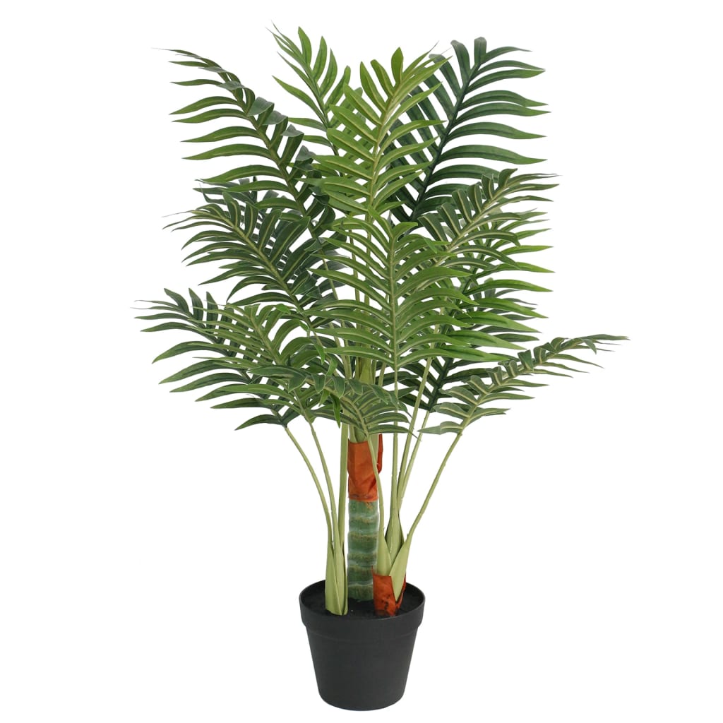 Palmera artificial con 3 troncos verdes 85 cm PP | Leroy Merlin