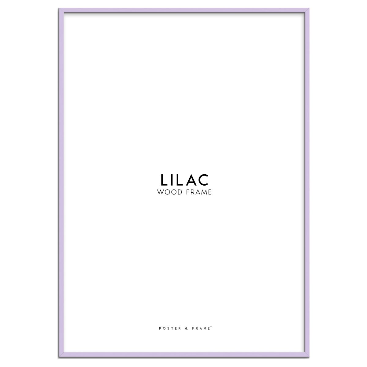 Frame - Lilac Wood Frame Acrylic | Leroy Merlin