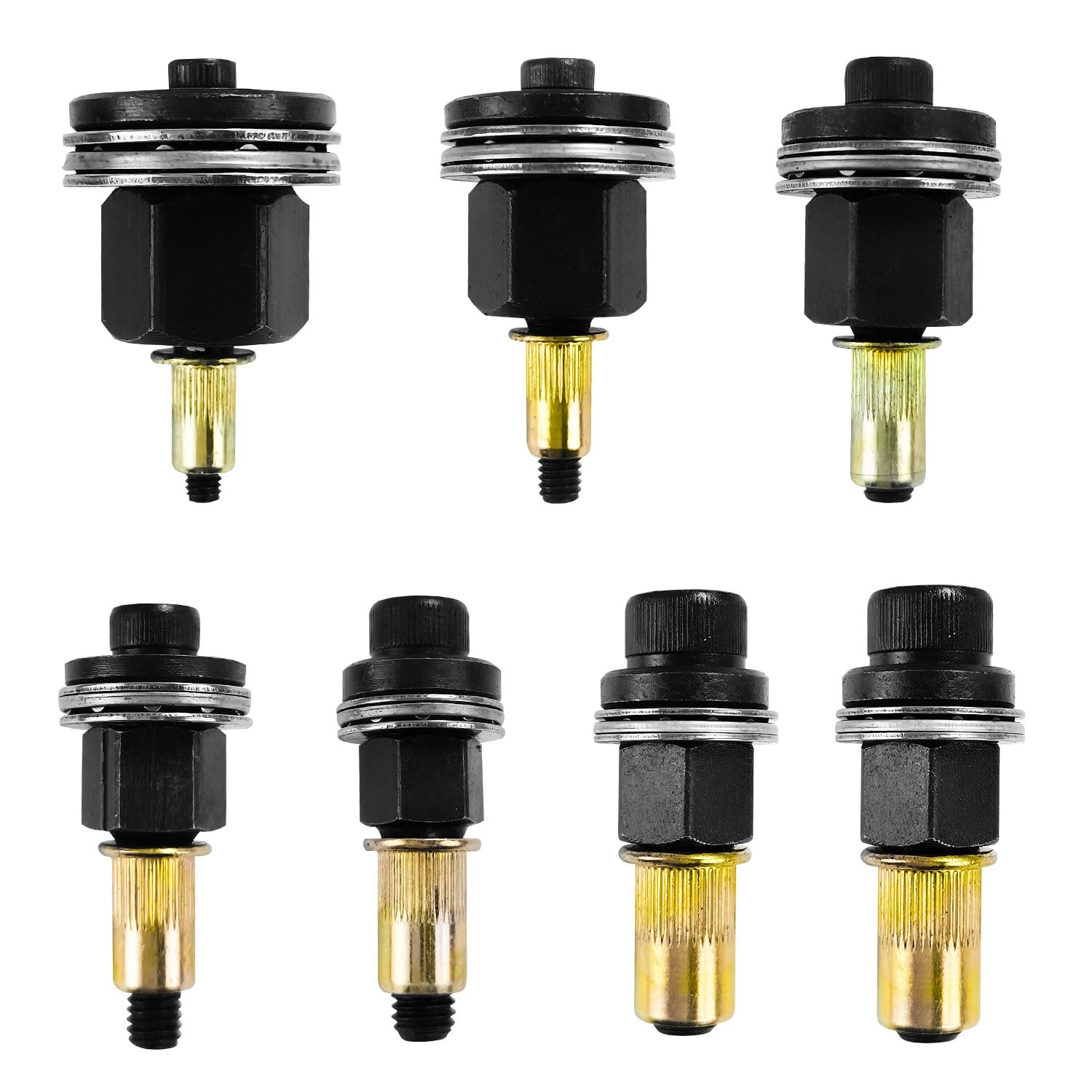 Piezas Tuercas Remachables Remachadora Neumática Kit Mandril Pinza de ...