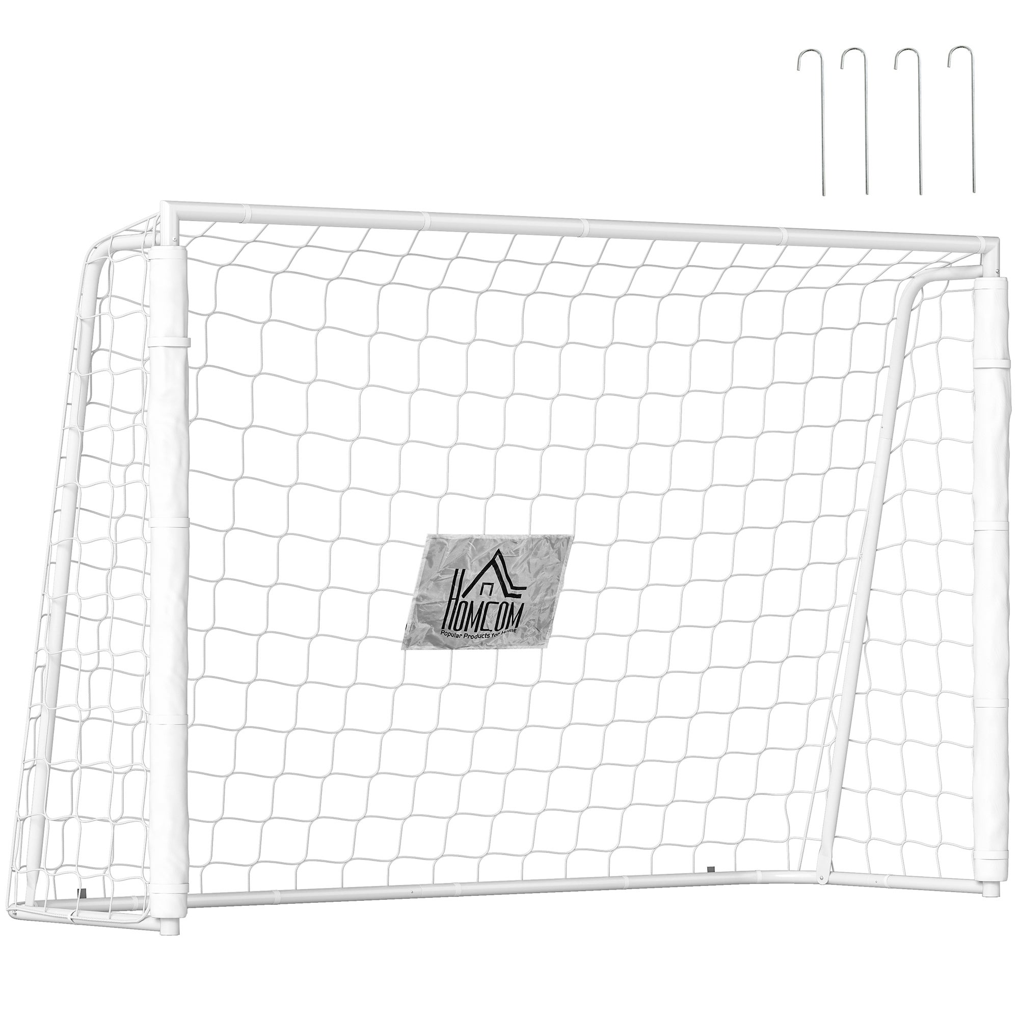 Porta da calcio con supporto in metallo e rete per allenamento all ...