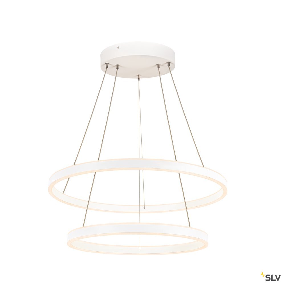 Suspension intérieure, up/down SLV ONE DOUBLE, blanc, LED, 55W, 3000 ...