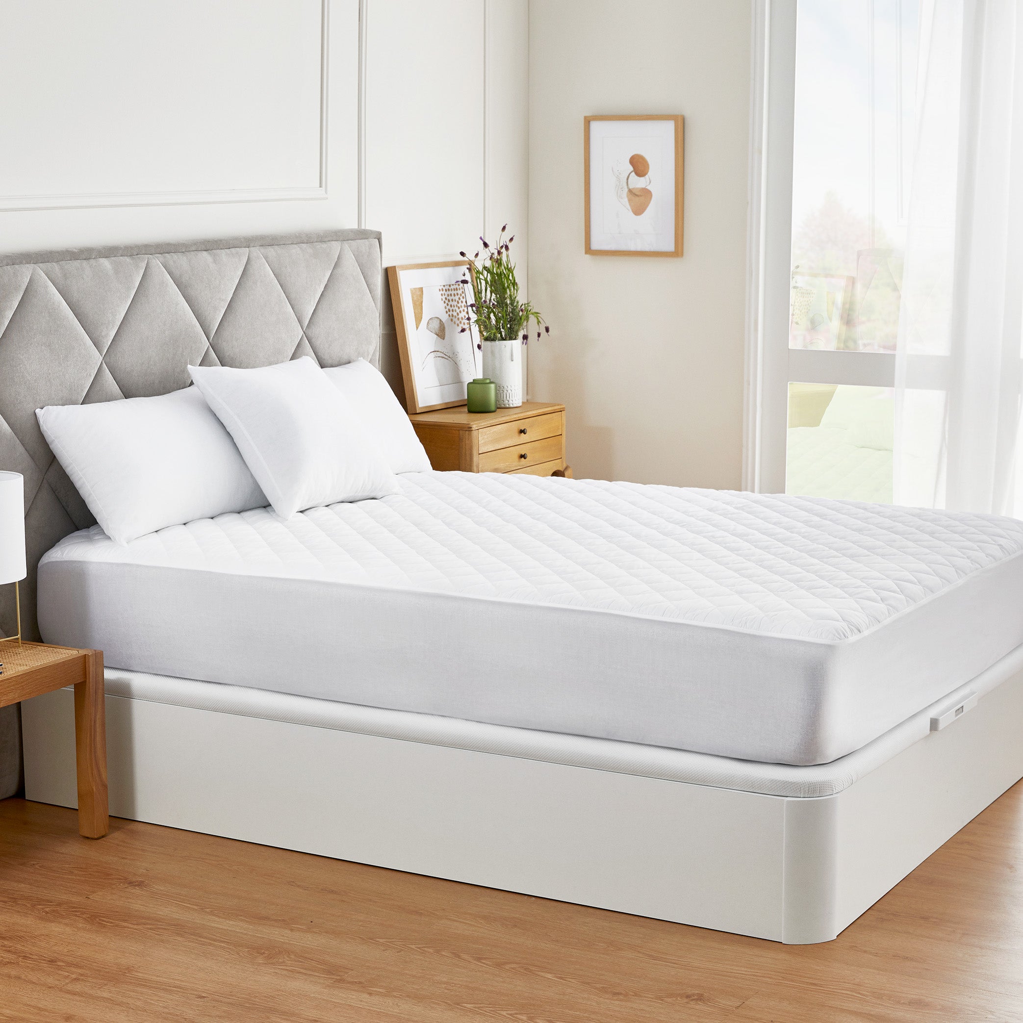 Protège-matelas 150x196cm| PIKOLIN HOME| Microfibre| OEKO-TEX| Hauteur ...