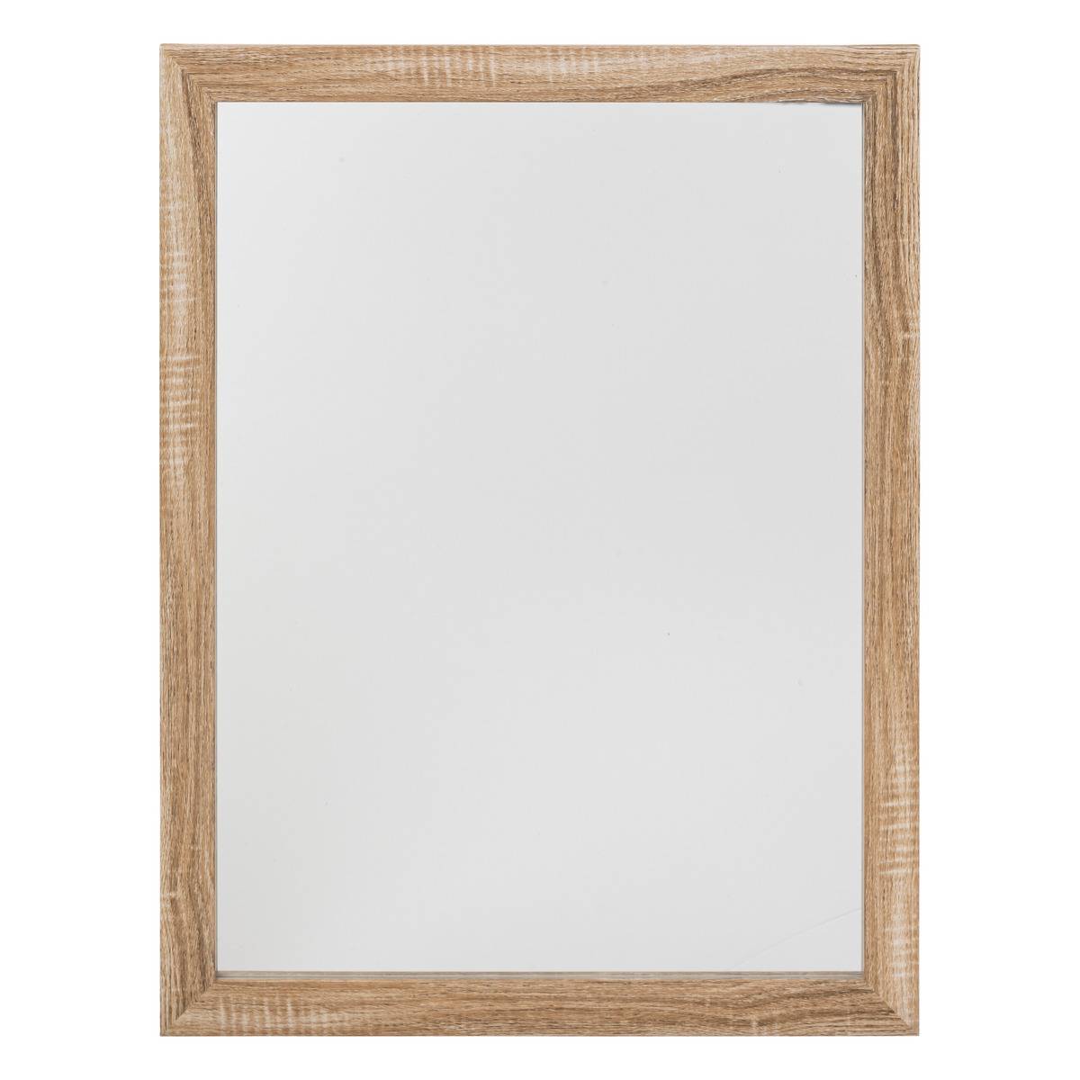 Miroir Mural 34x44 Marron - Atmosphera Créateur d'intérieur | Leroy Merlin