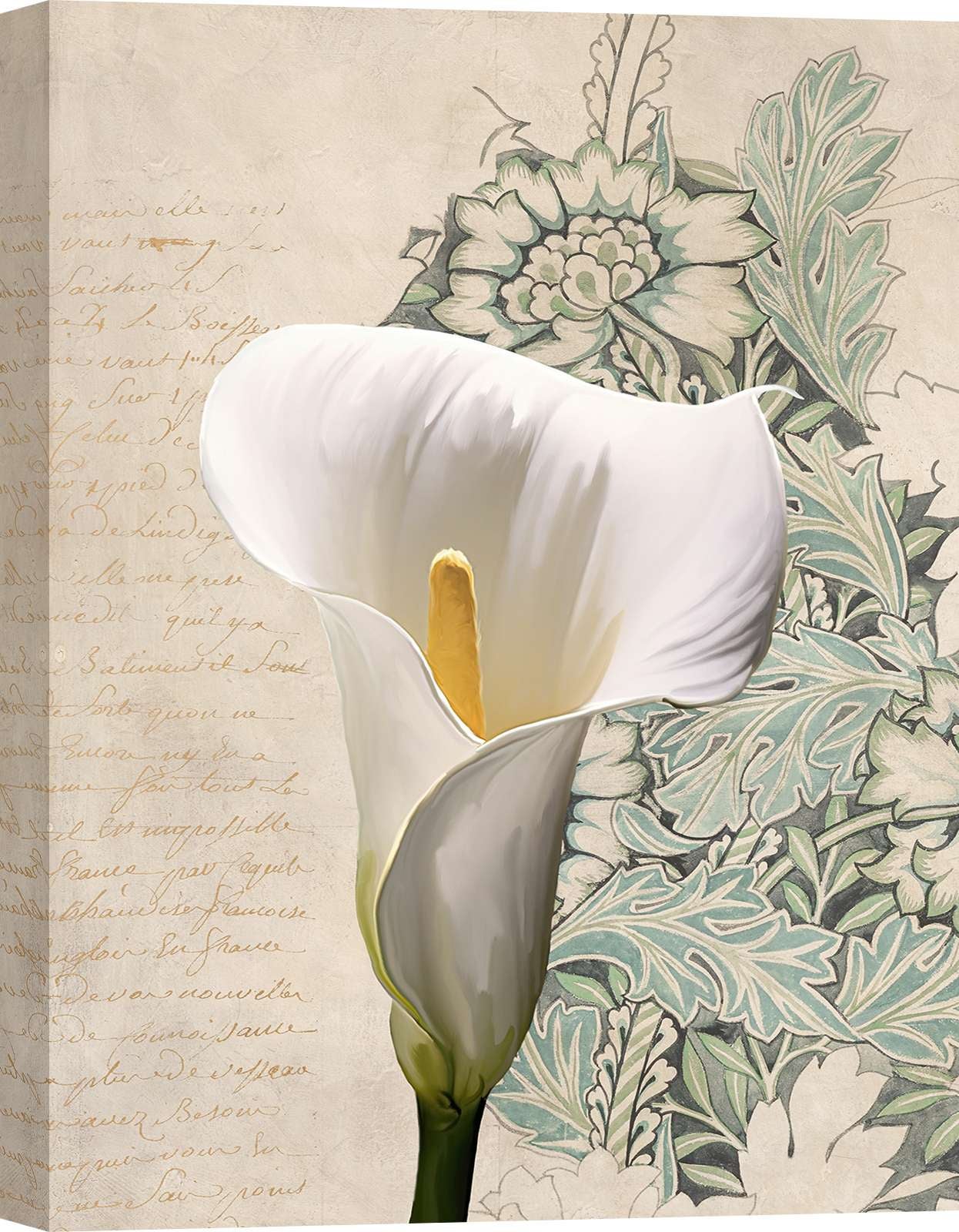 Peinture de fleurs modernes - impression sur toile - Elena Dolci, Calla ...