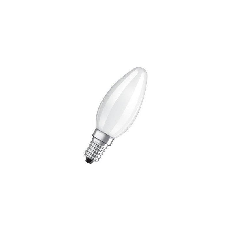 Bombilla LED llama E14 4W (40W) - Neutral blanco 4000K | Leroy Merlin