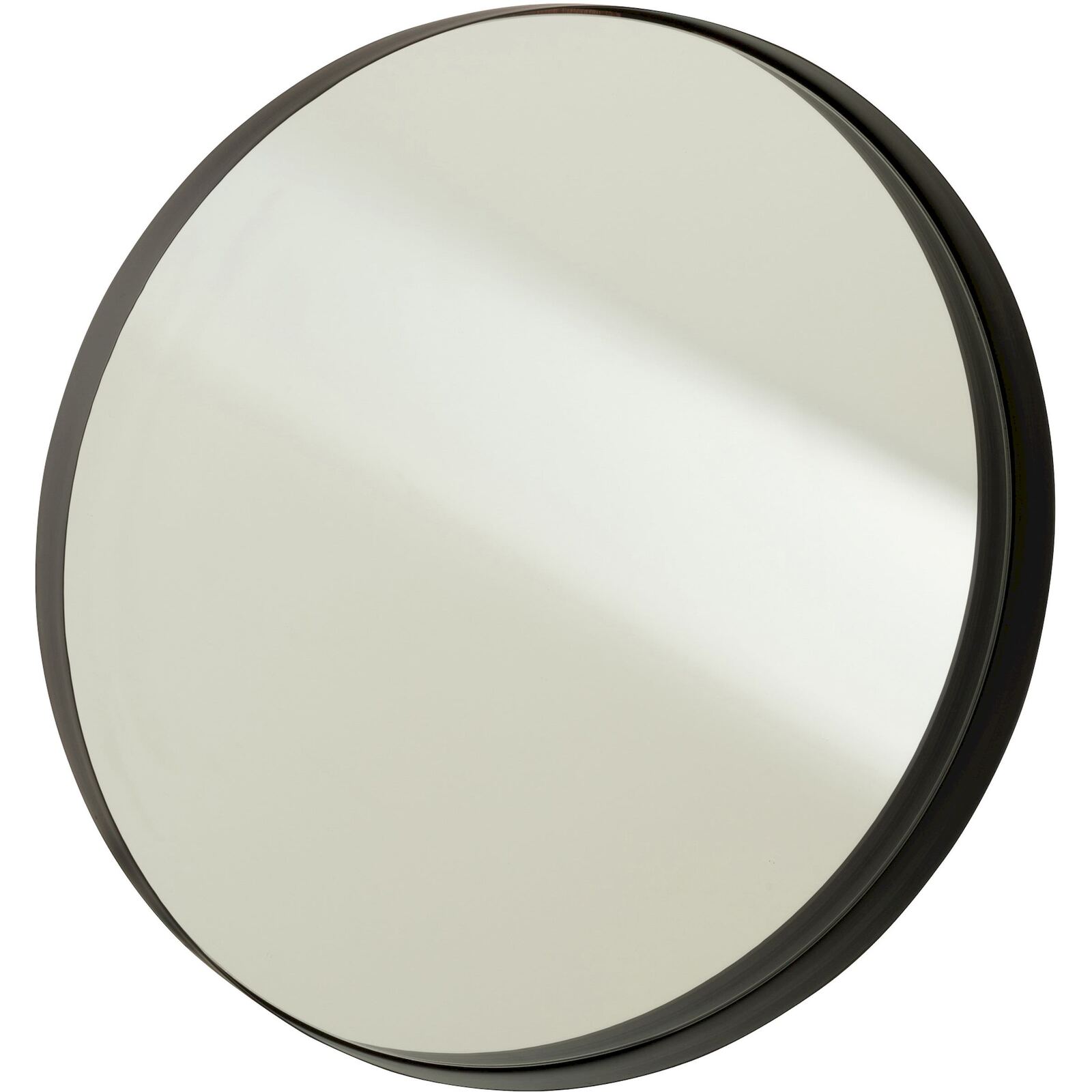 Miroir mural Harrogate en Fer 50 x 5 x 50 cm Ebène | Leroy Merlin