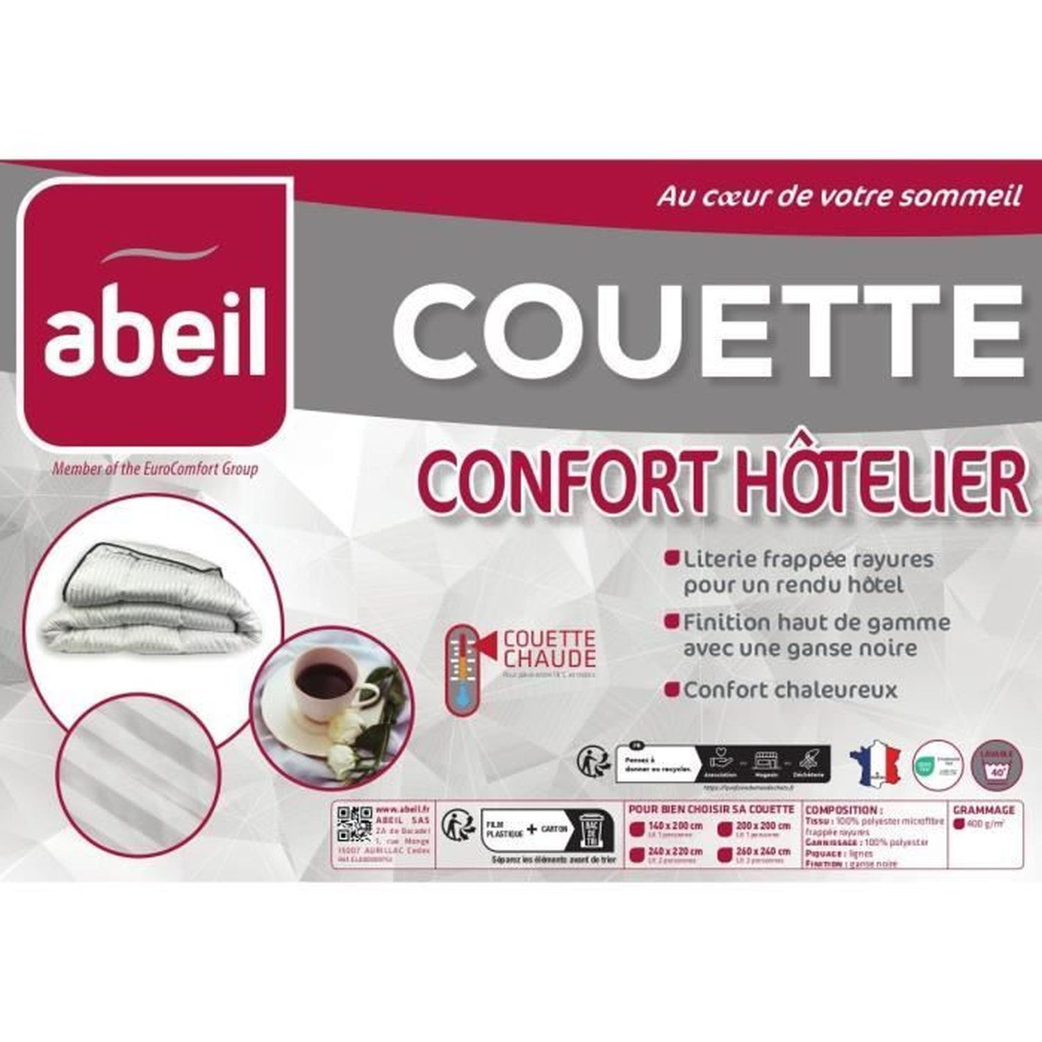 ABEIL Couette 140 x 200 cm - Abeil | Leroy Merlin