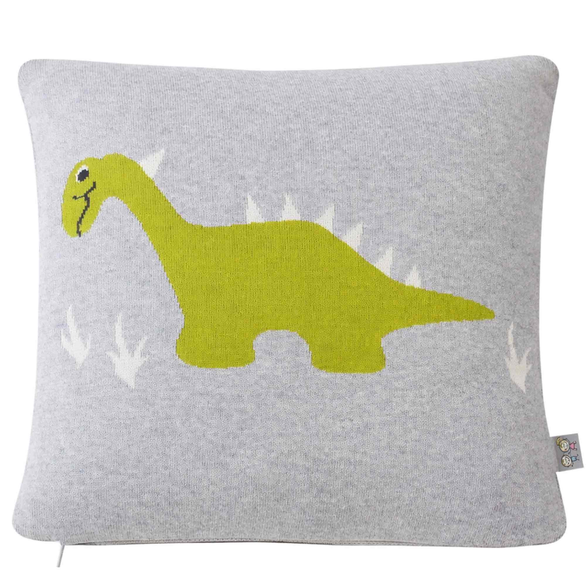 Taie de coussin en coton bio tricoté, DINO | Leroy Merlin