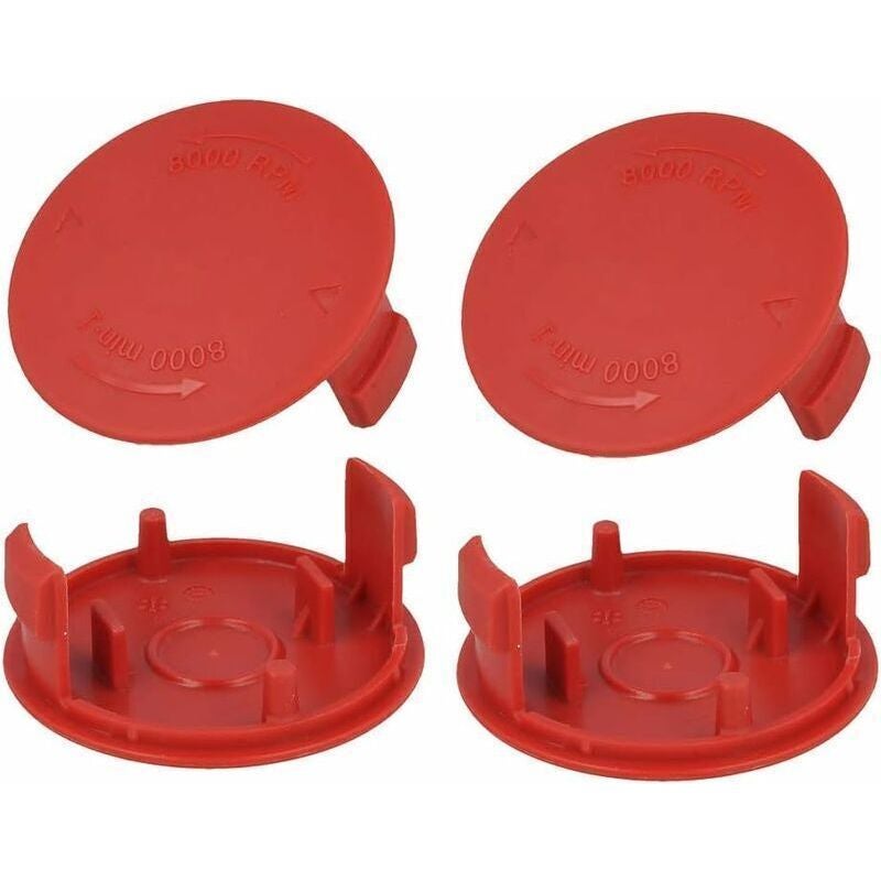 Lot de 4 couvre-bobines de fil pour débroussailleuse Bosch AFS 23-37 ...
