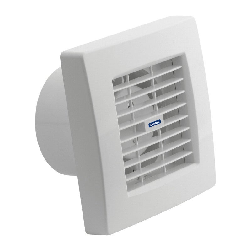 Extractor de aire de pared - 150m3/h - Cierre automático - blanco ...