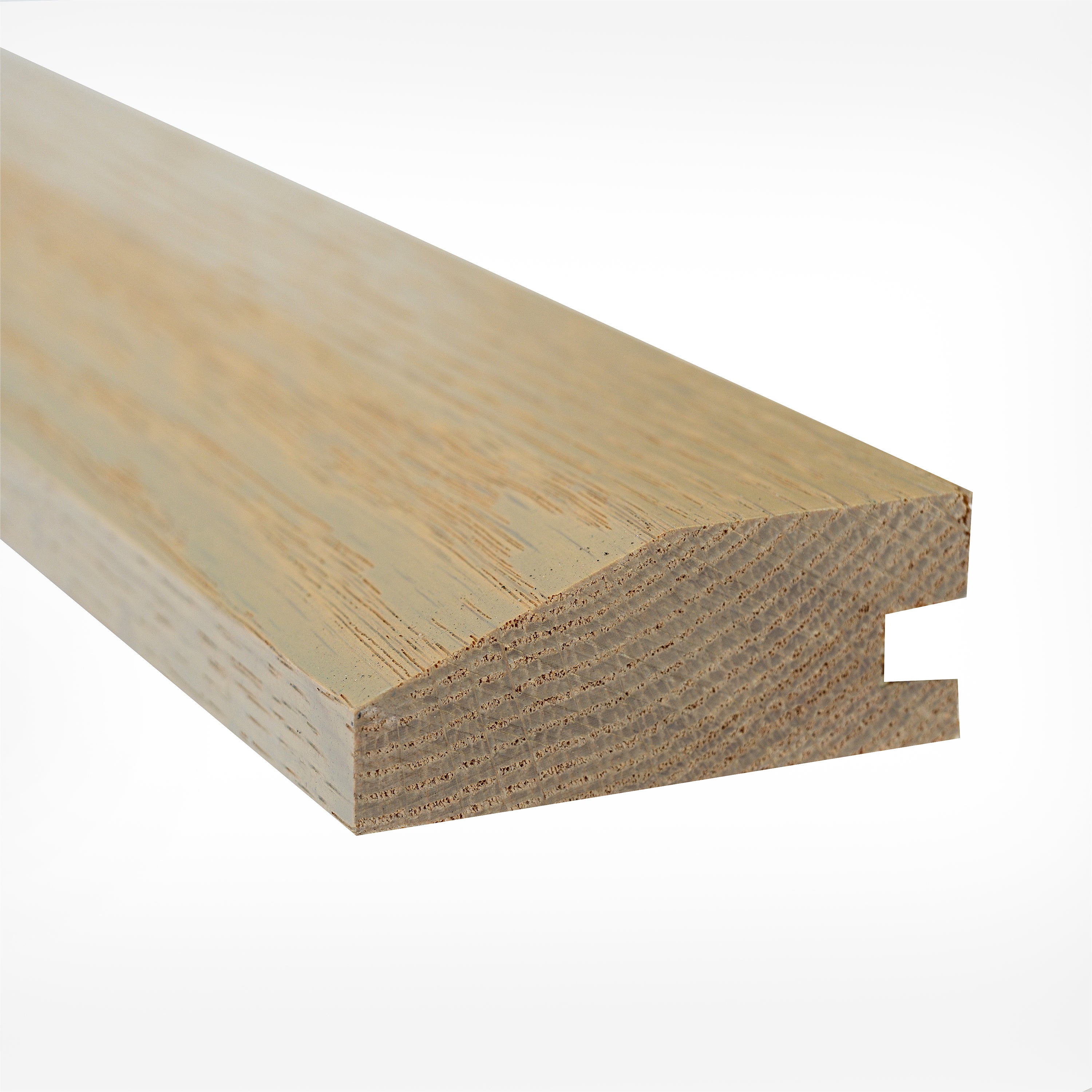 Barre de Seuil en Bois Chêne Massif Verni Mat - Aspect Bois Brut ...