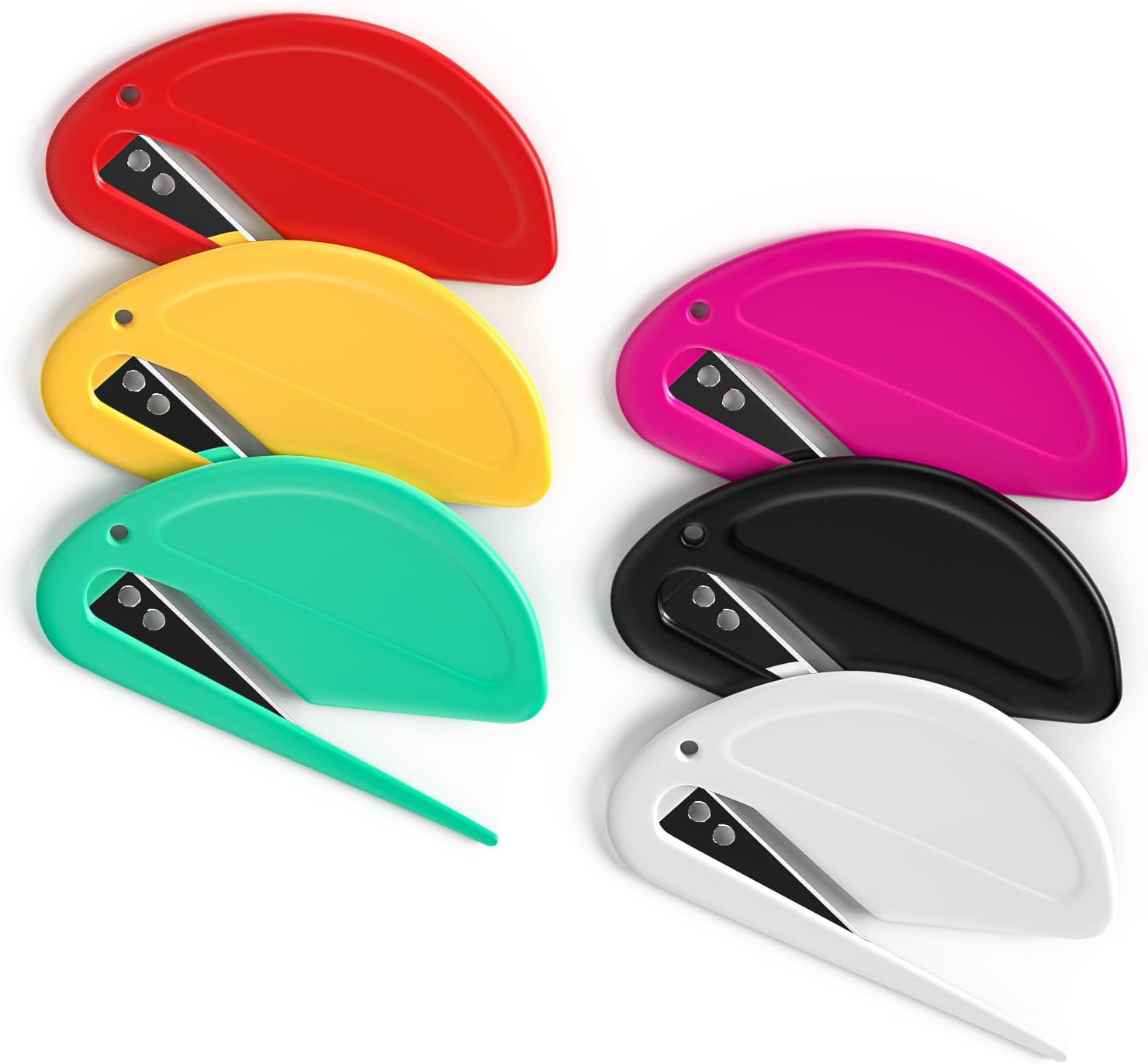 Ouvre-lettres 6 pièces, coupe-enveloppes de sécurité, coupe-papier ...