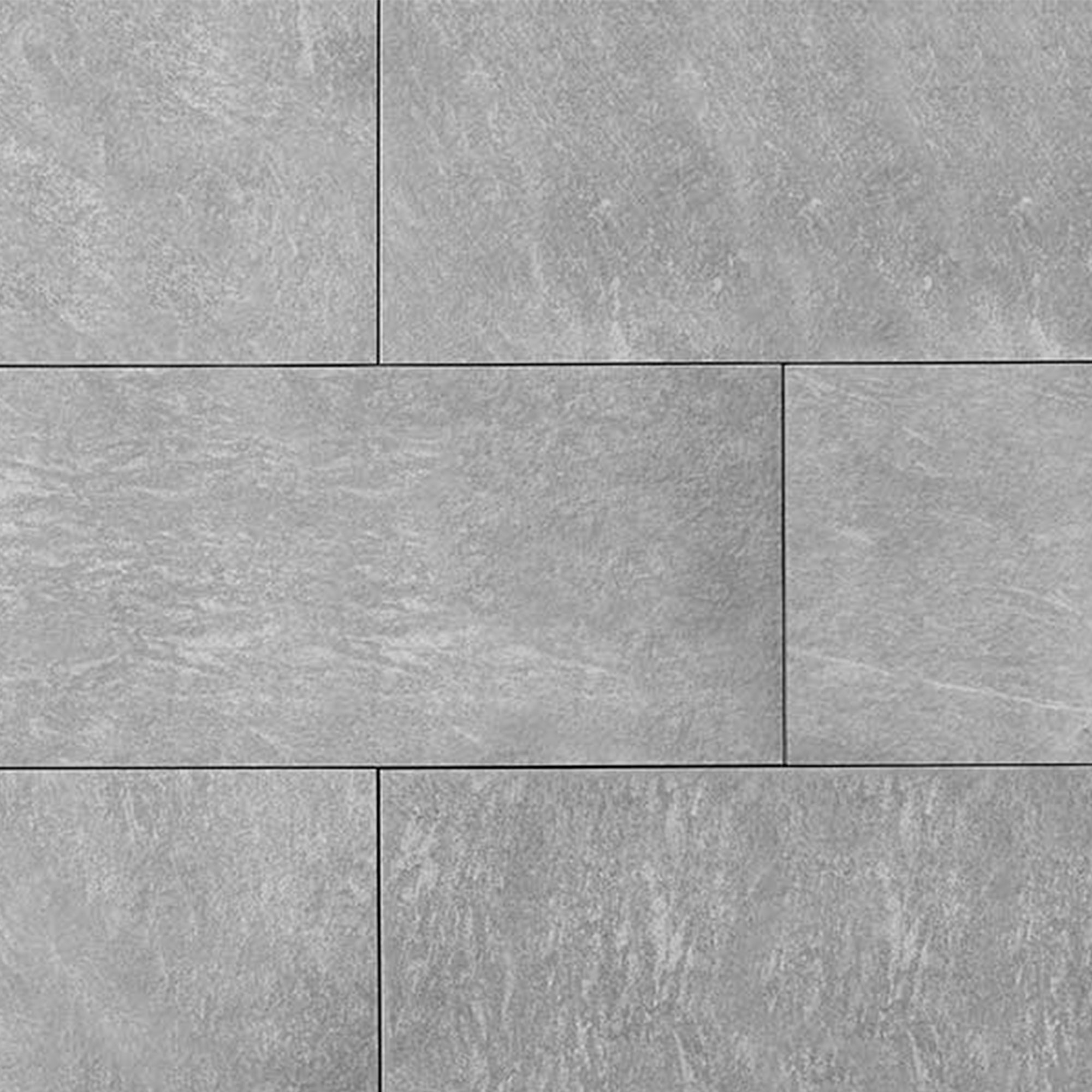 Dalle sol extérieur grès cérame Premium effet pierre grise Alessandria ...