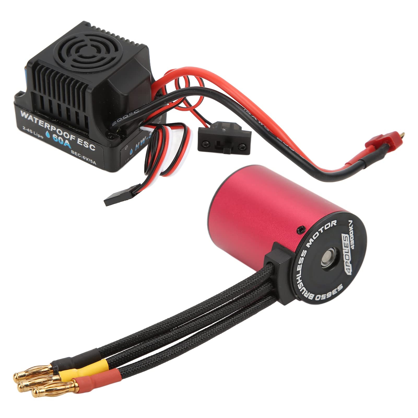 S3650 4300KV Motor sin escobillas 60A ESC Combo Set para piezas de ...