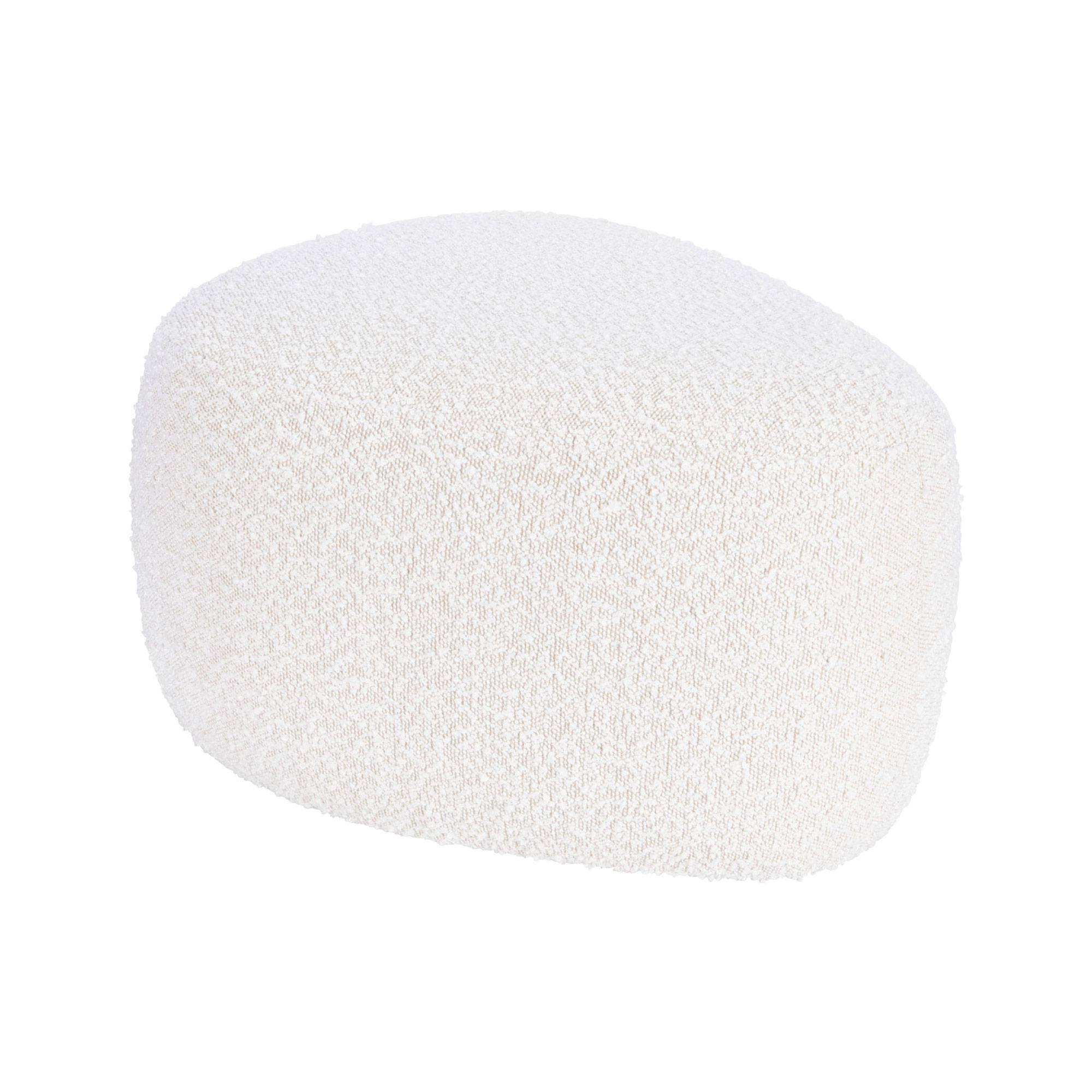 Pouf enfant, 57 x 46 x 32 cm blanc | Leroy Merlin