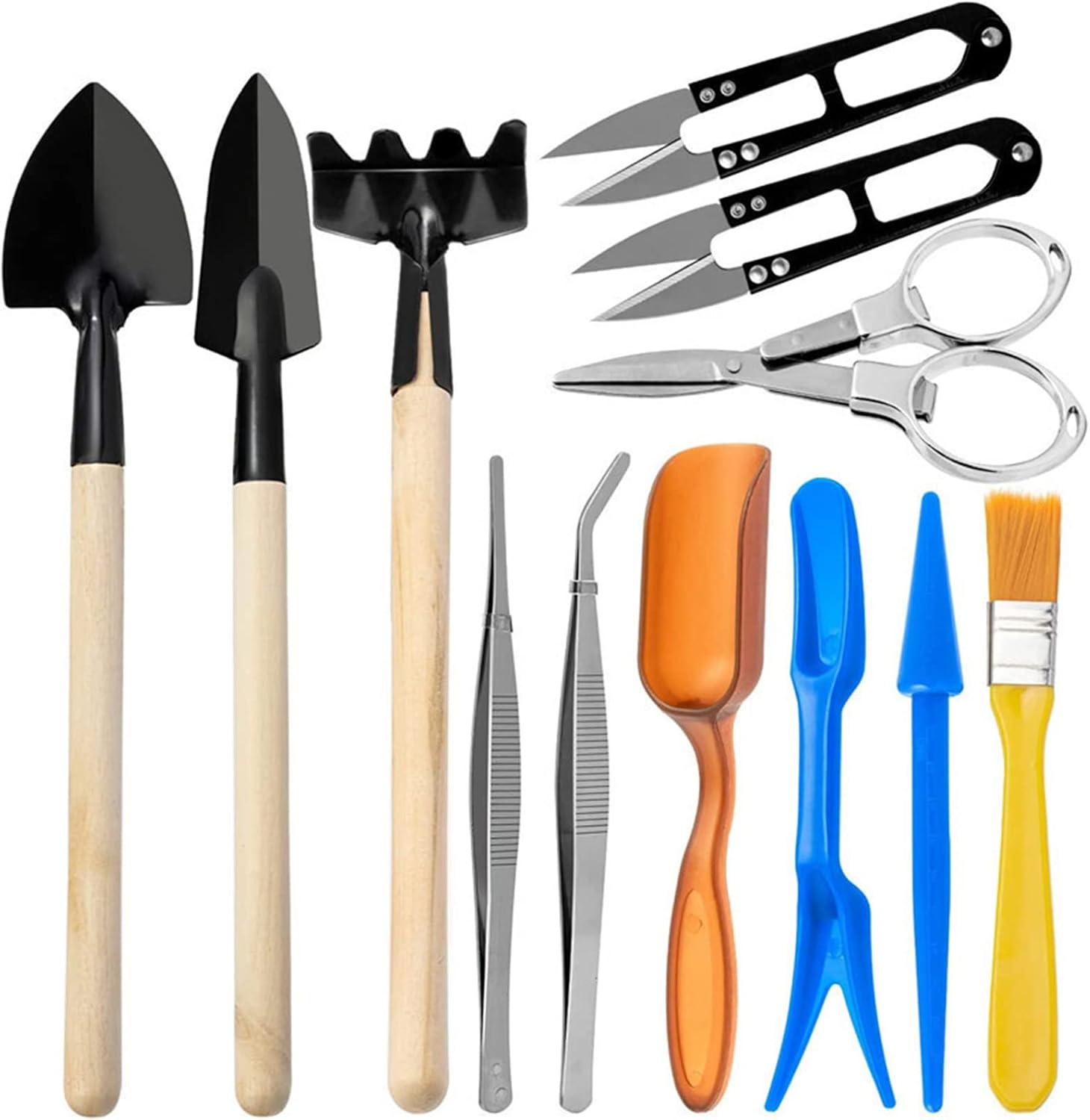Lot de 12 Mini Outils de Jardin, Kit de Jardin succulente, Mini Outils ...