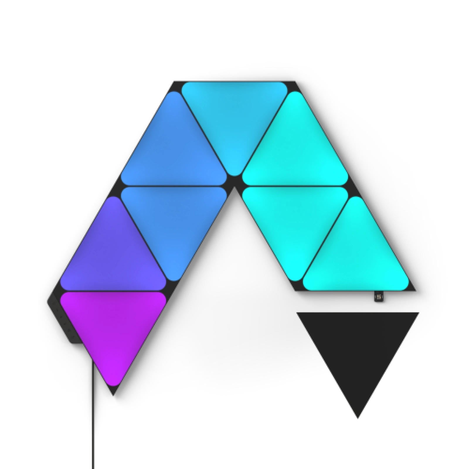 Nanoleaf Shapes Triangle Kit de Démarrage, 9 Panneaux Lumineux LED ...