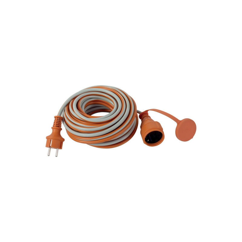 Rallonge électrique 25m H05VV-F 3G15or-gr | Leroy Merlin