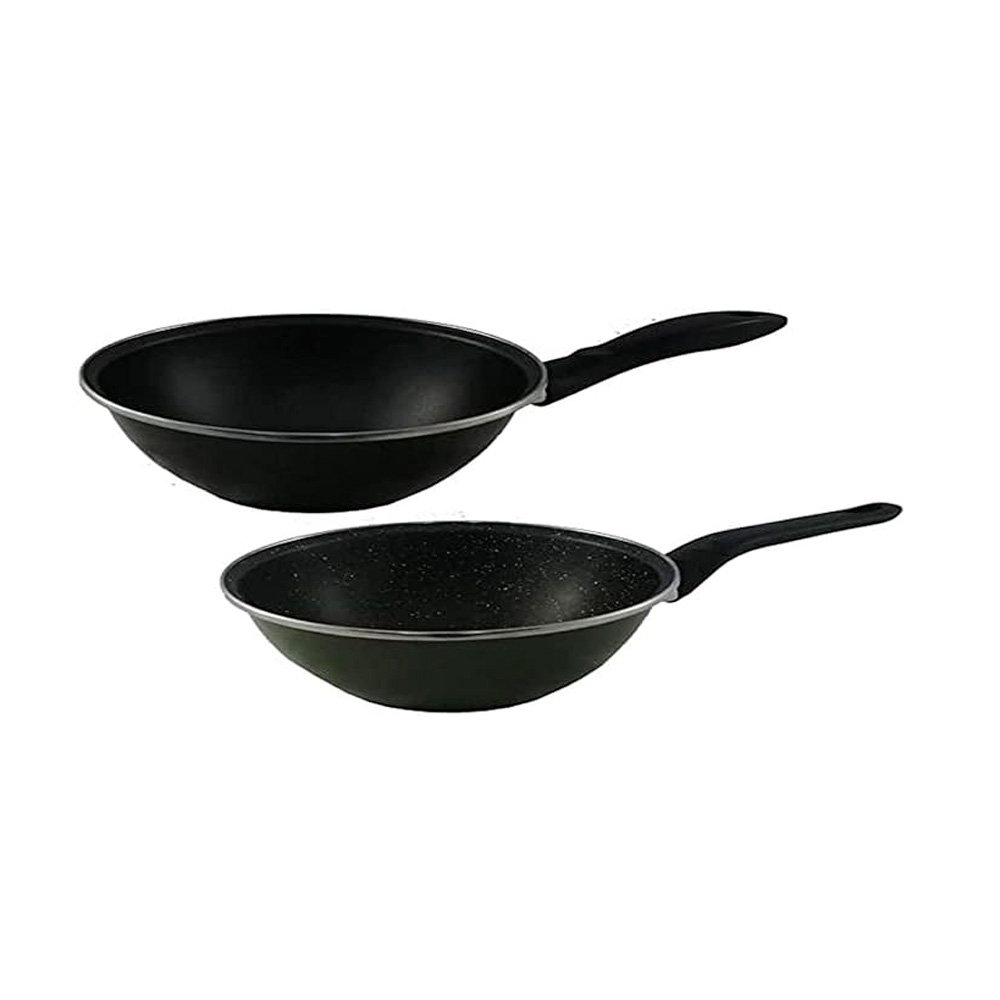 SARTEN WOK ESMALTE BLACK 20 CM | Leroy Merlin