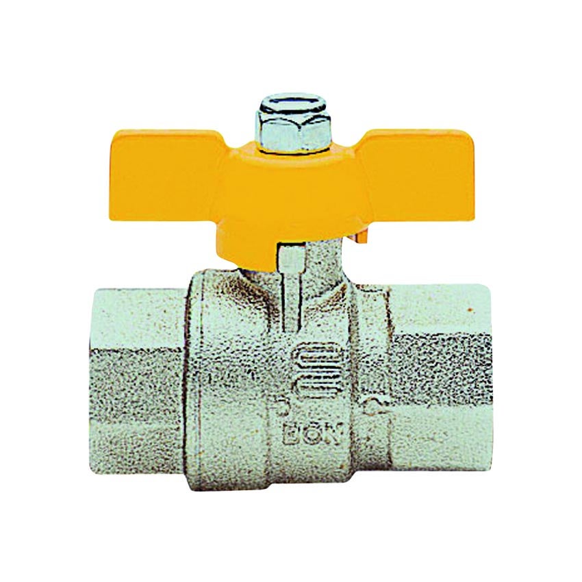 Robinet à boisseau sphérique pour gaz 1/2 "ff d15 | Leroy Merlin