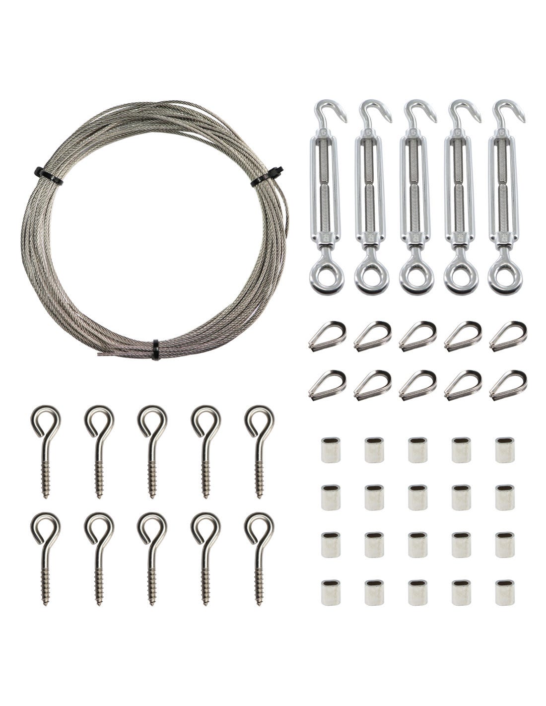Kit 30 Mètres De Cable Inox Diamètre 2 1 Piece Leroy Merlin
