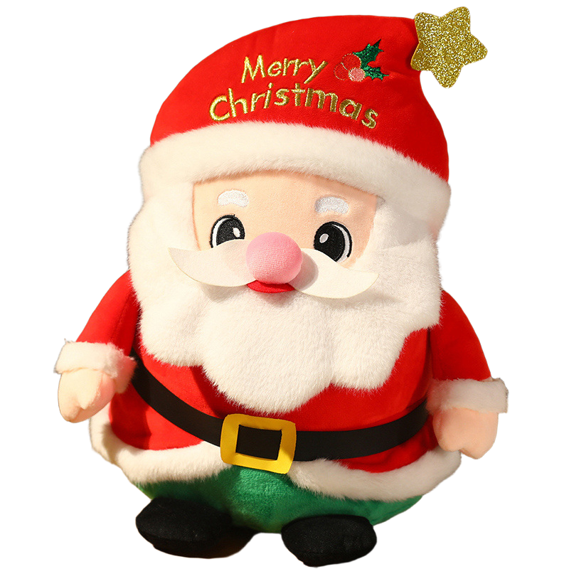 Peluche Père Noël, 23 cm/9 pouces, adorable peluche de Noël, douce et ...