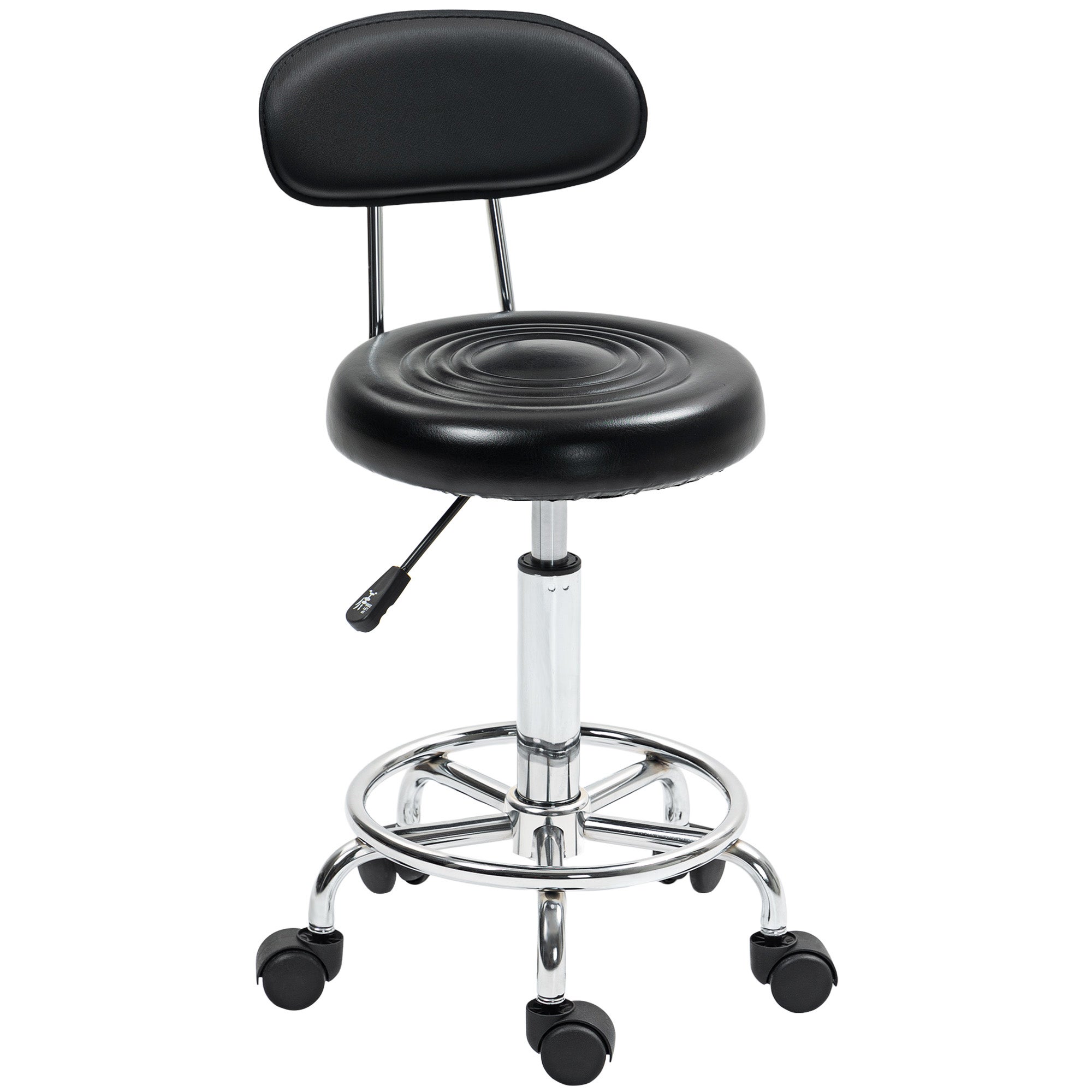 Tabouret roulant, tabouret pivotant réglable en hauteur, tabouret de ...
