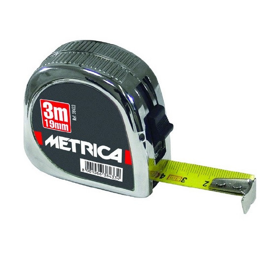 FLEXÓMETRO 5M 25MM MM/MM 5M X 25 MM - 38397 - Metrica | Leroy Merlin