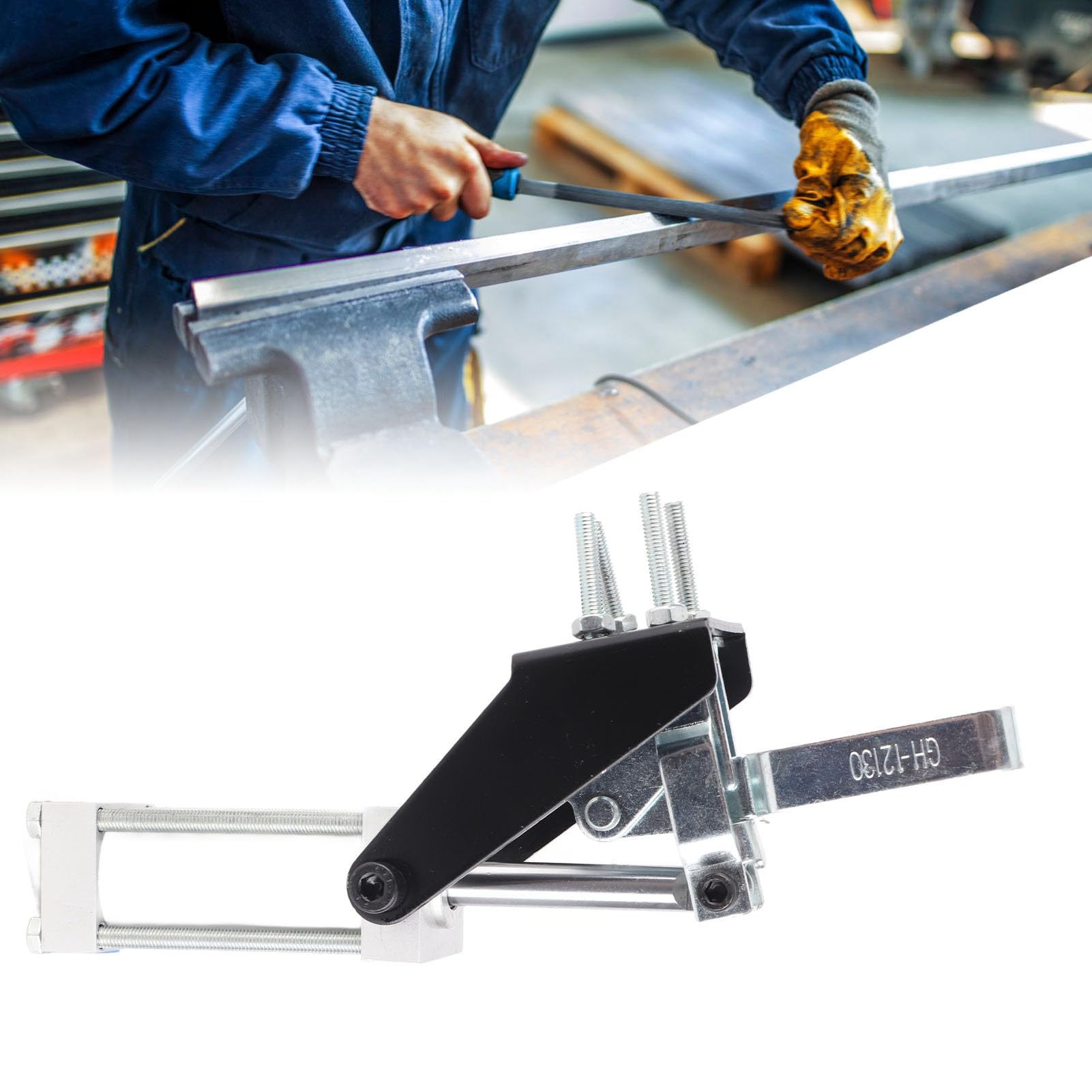 Pince de serrage pneumatique à cylindre Force de serrage de 500 lb ...