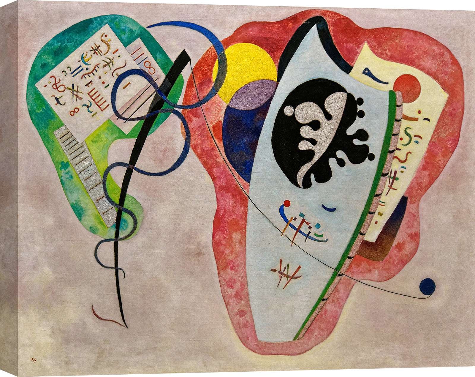 Cuadro de Kandinsky, impresiones murales - impresión sobre lienzo ...