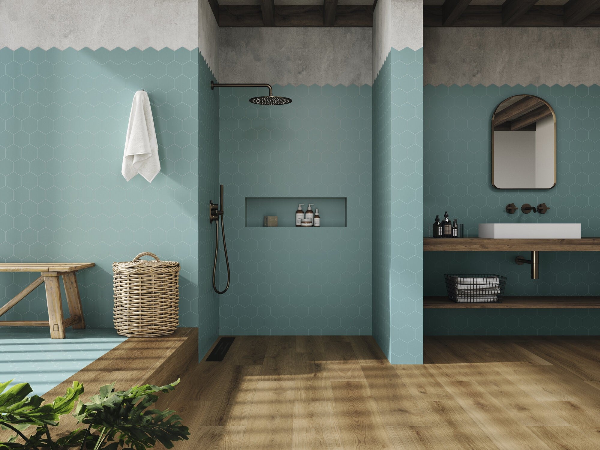 Carrelage Effet Parquet 20x120 Antidérapant R11 Koen - MIEL - 20 x 120 ...