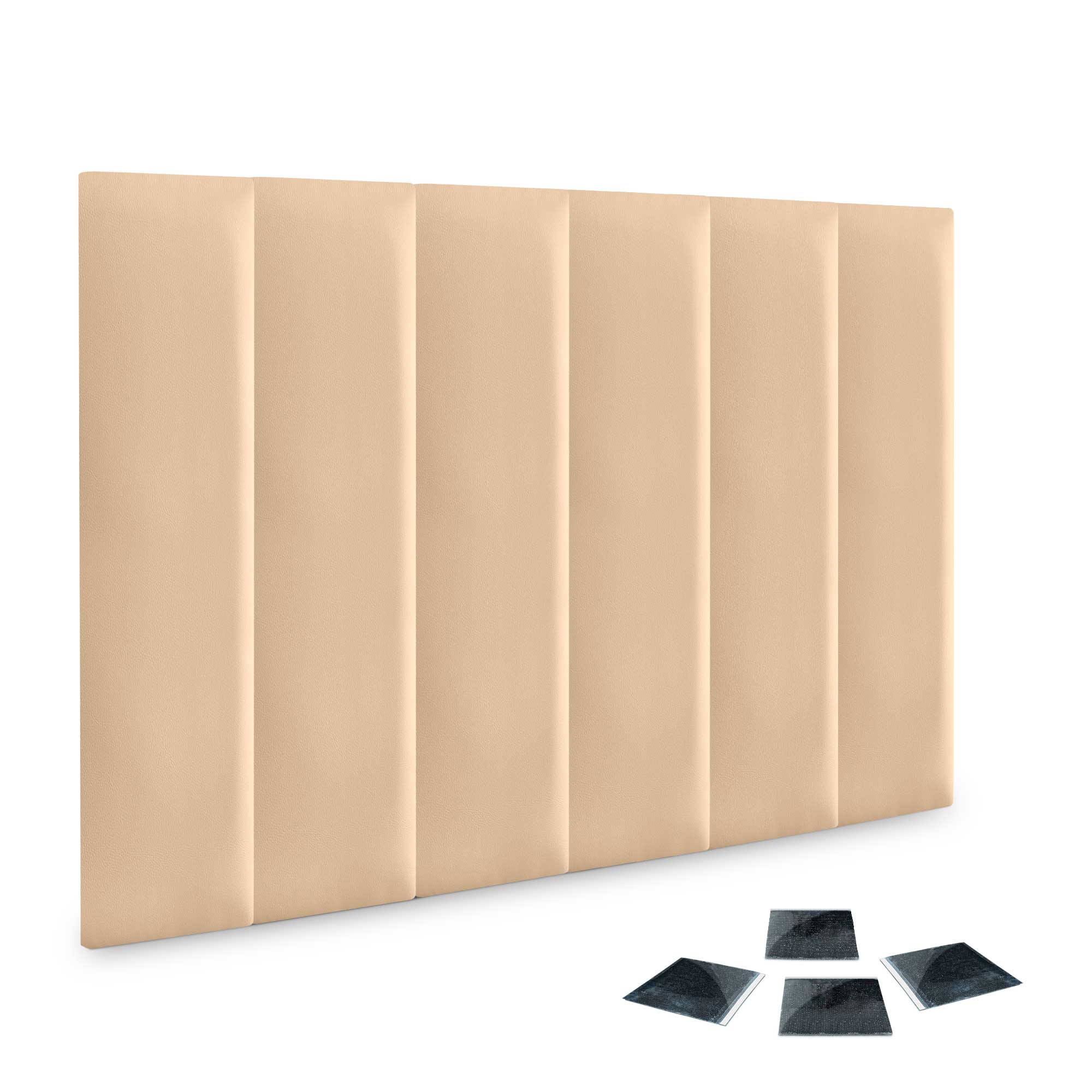 DHOME Juego de 6 Paneles Tapizados de Polipiel Premium Pack ...